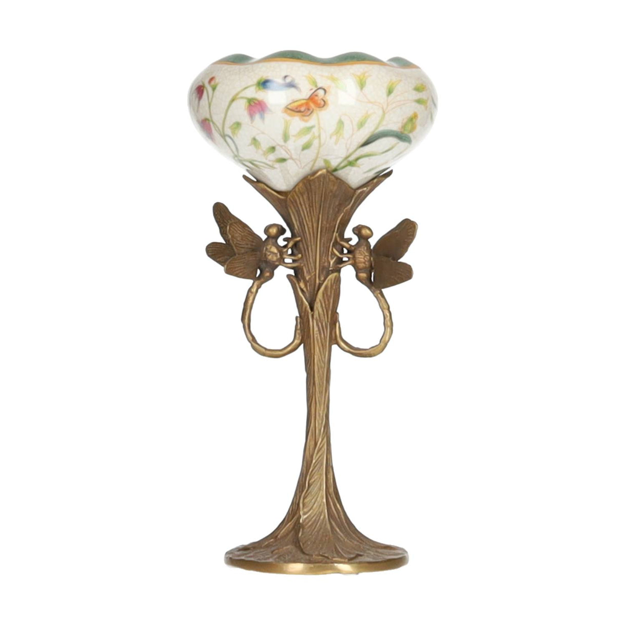 Porcelain Dragonfly Bowl | 25 cm / 9.8 in | Luxury Decor, Gift – stb-art