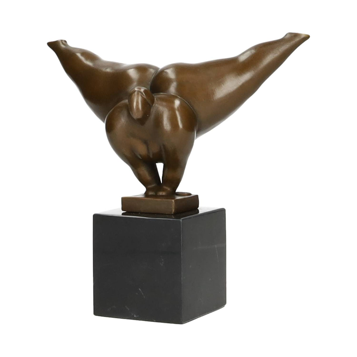 Modernist Bronze Gymnast Sculpture | 22.5 cm / 8.9 in | Dynamic Symbol ...