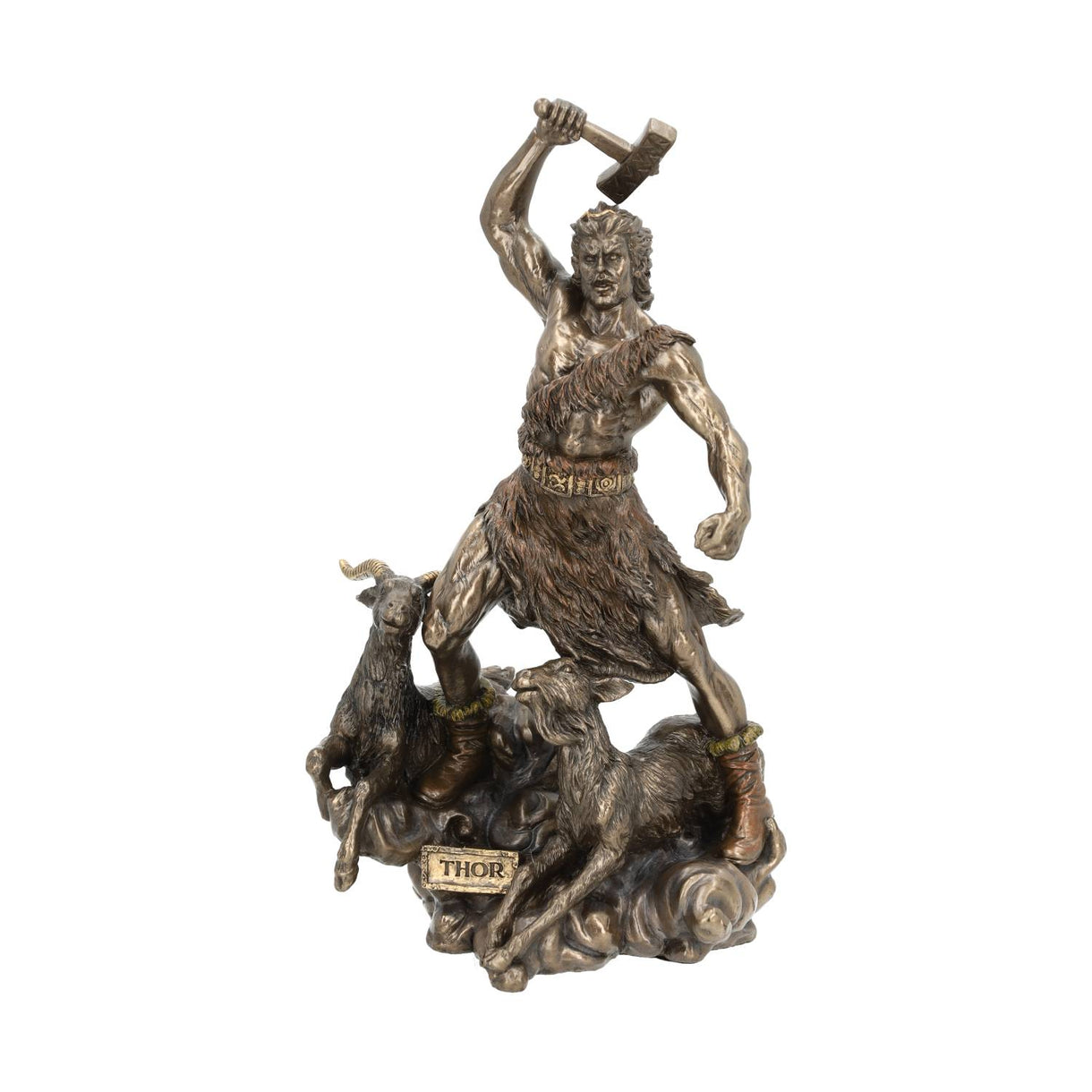 Scultura del Dio Norreno Thor | 30 cm / 11.8 in | Simbolo di forza reg ...